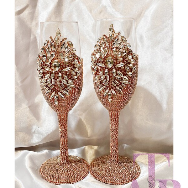 Toasting Flutes - Etsy