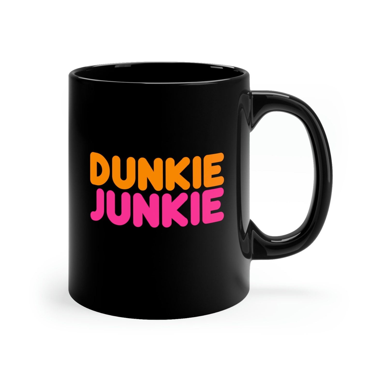 DUNKIE JUNKIE Donuts Dunkin' Parody Coffee Addict Lover - Etsy