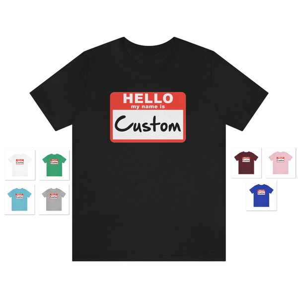 Hello T Shirt - Etsy