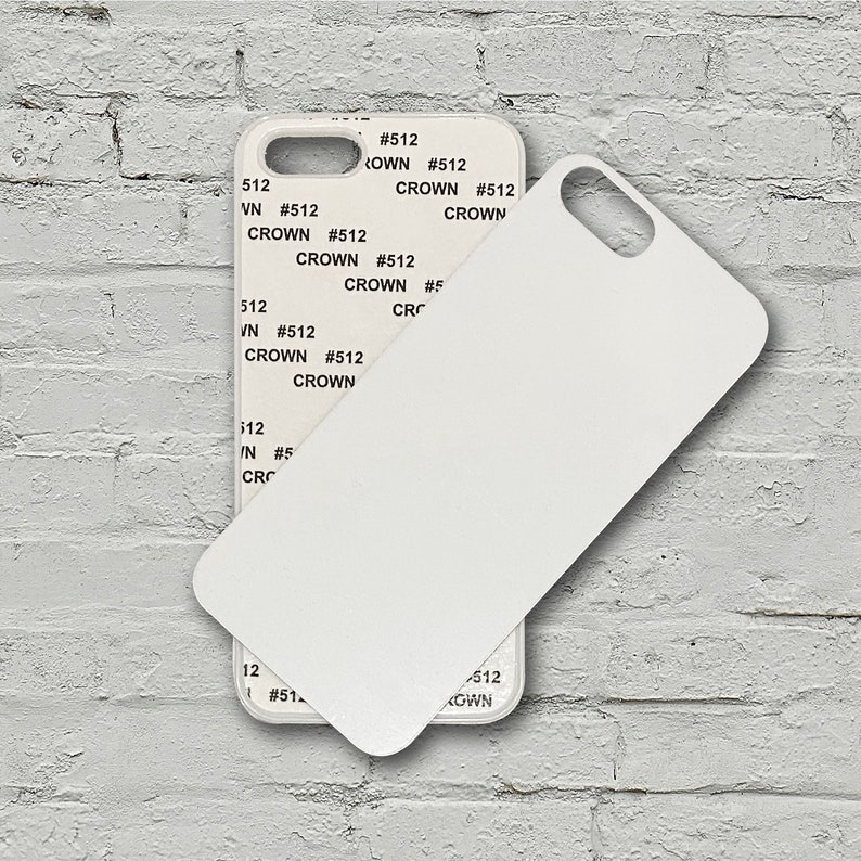 5x iPhone 5s (WHITE) Sublimation Blank Phone Case and Insert Blanks ...