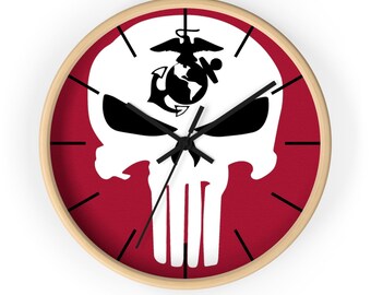 Marine corps clock | Etsy