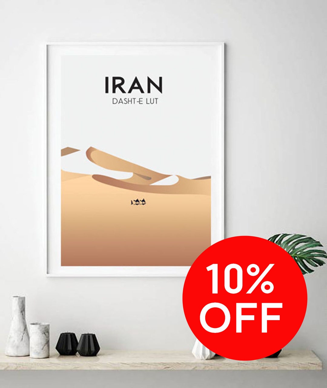 Sale Iran | Desert| Vintage Travel Poster | Home & Living| Wall Décor ...