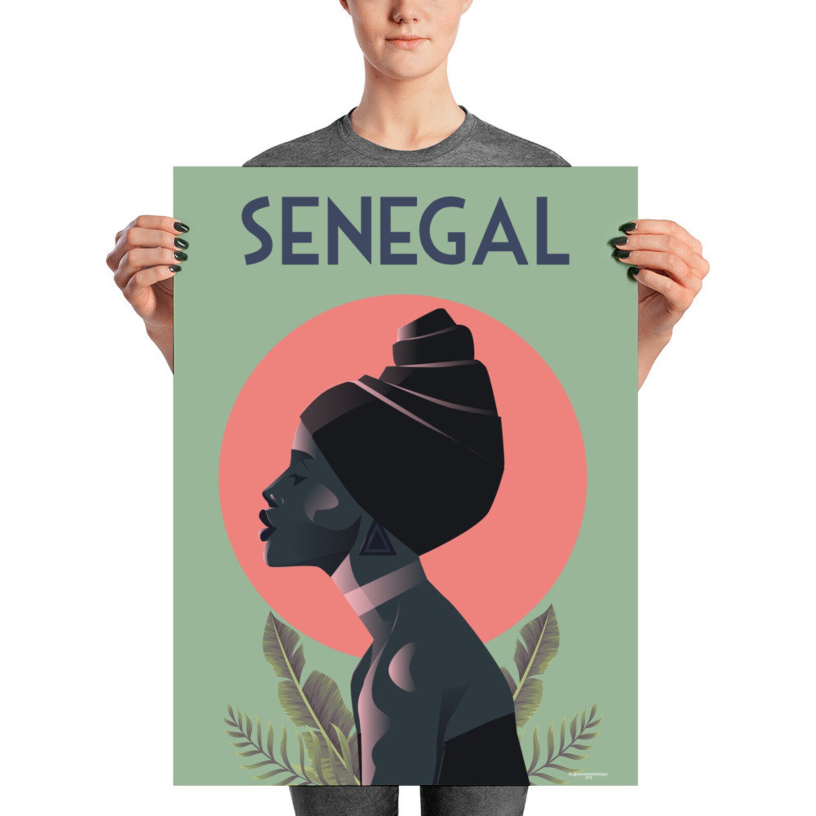Senegal Travel Poster Africatravel Poster Sizes: inches 8x10 - Etsy