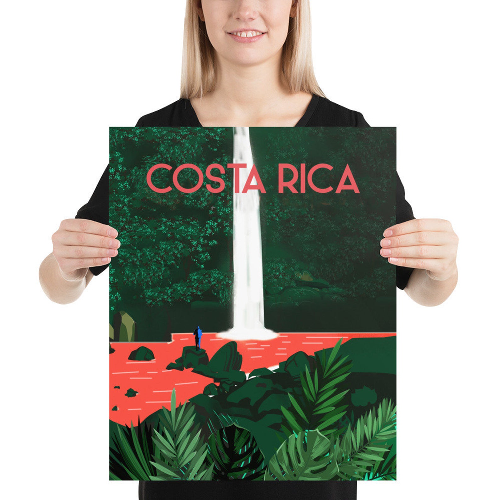 Costa Rica Travel Poster Art Print Travel Poster Sizes: - Etsy