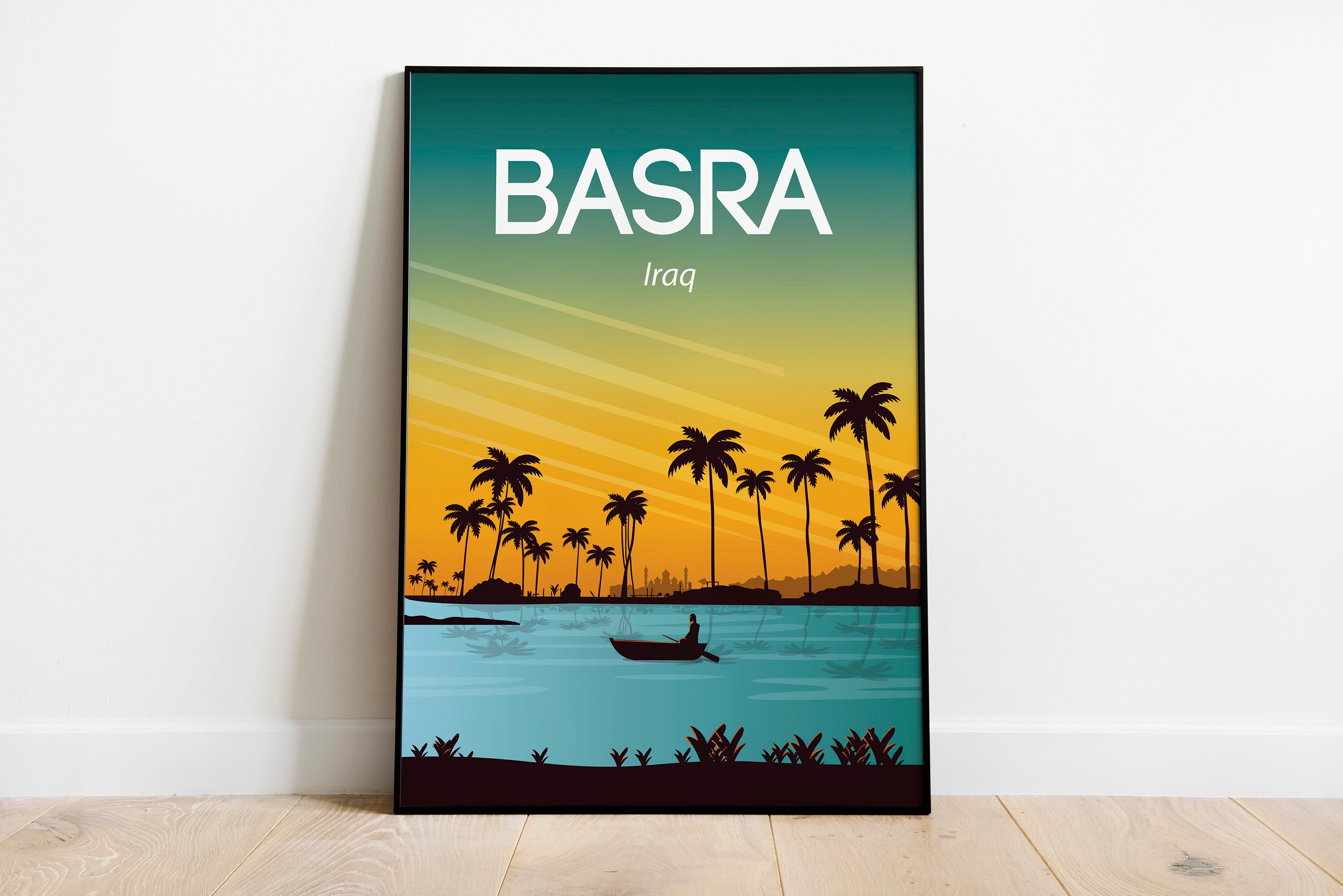 Basra Iraq Travel Poster Wall Art Poster Print Sizes: - Etsy UK