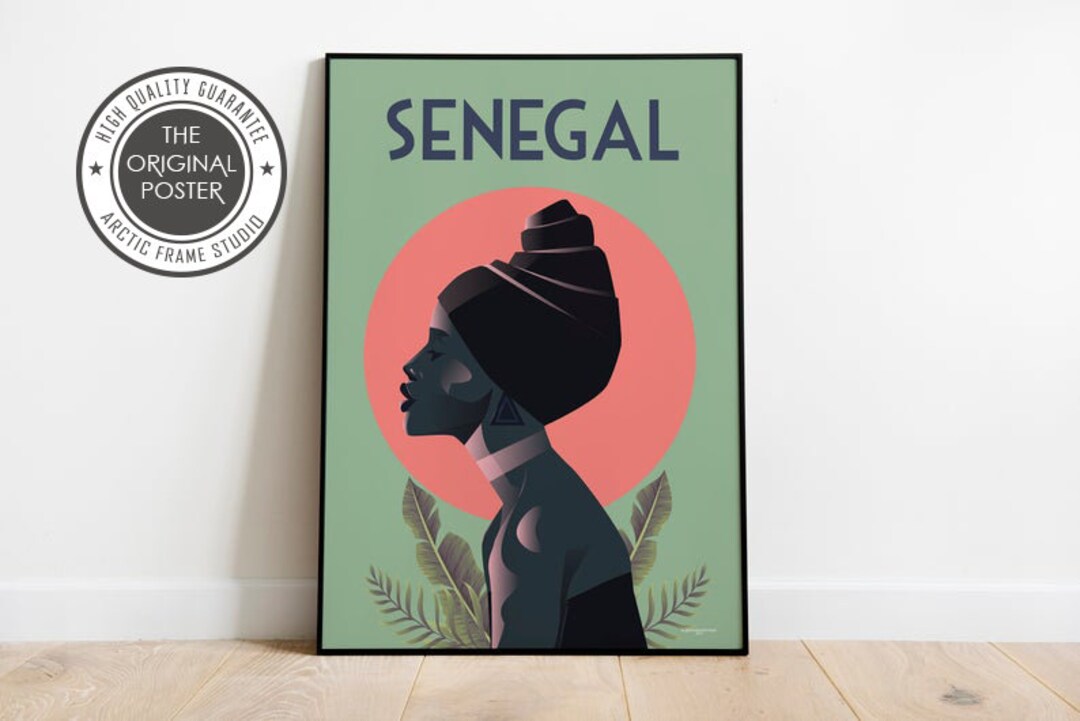 Senegal Travel Poster Africatravel Poster Sizes: (inches) 8x10 12x16 ...
