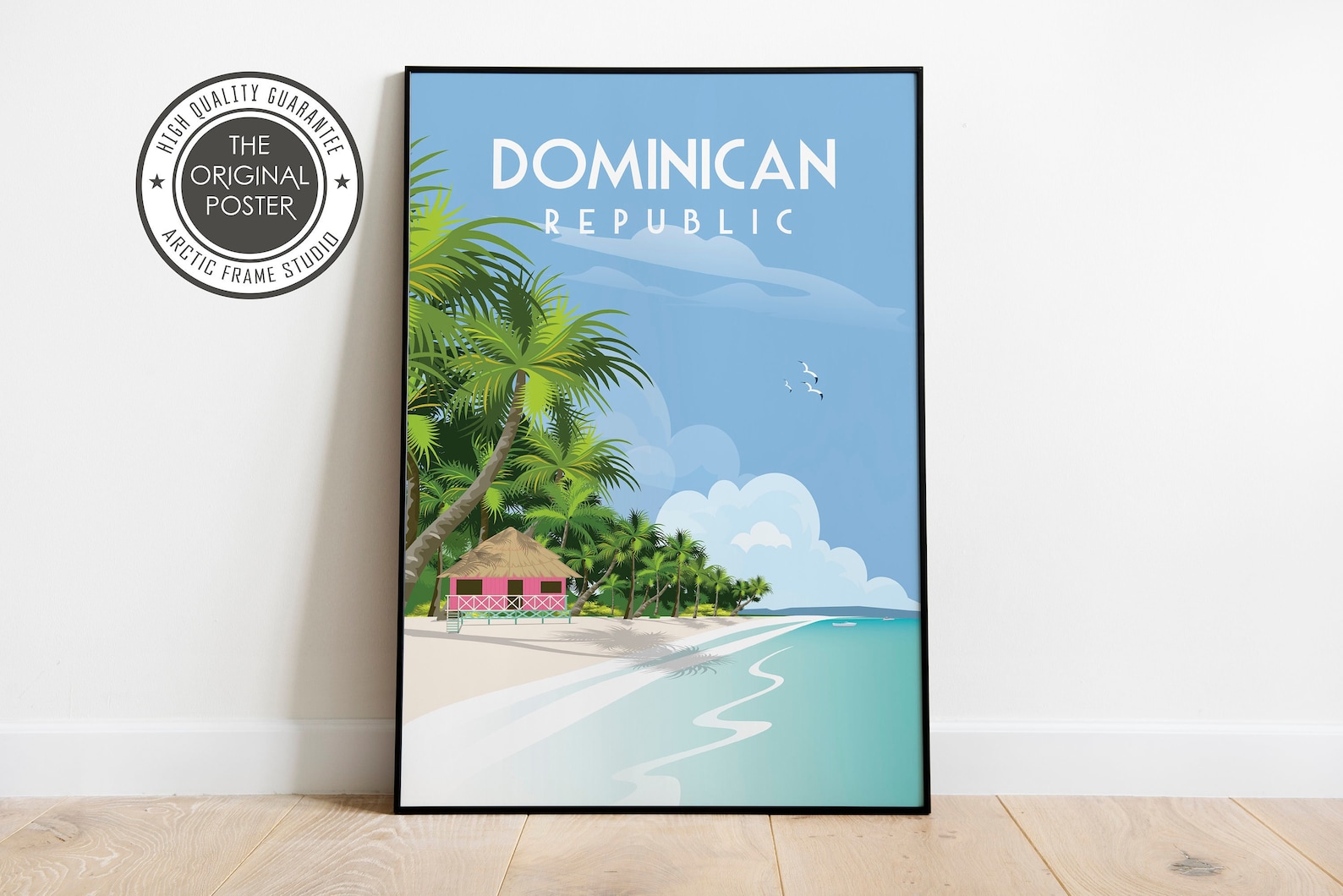 Dominican Republic Travel Poster Home Decor Wall Sizes - Etsy