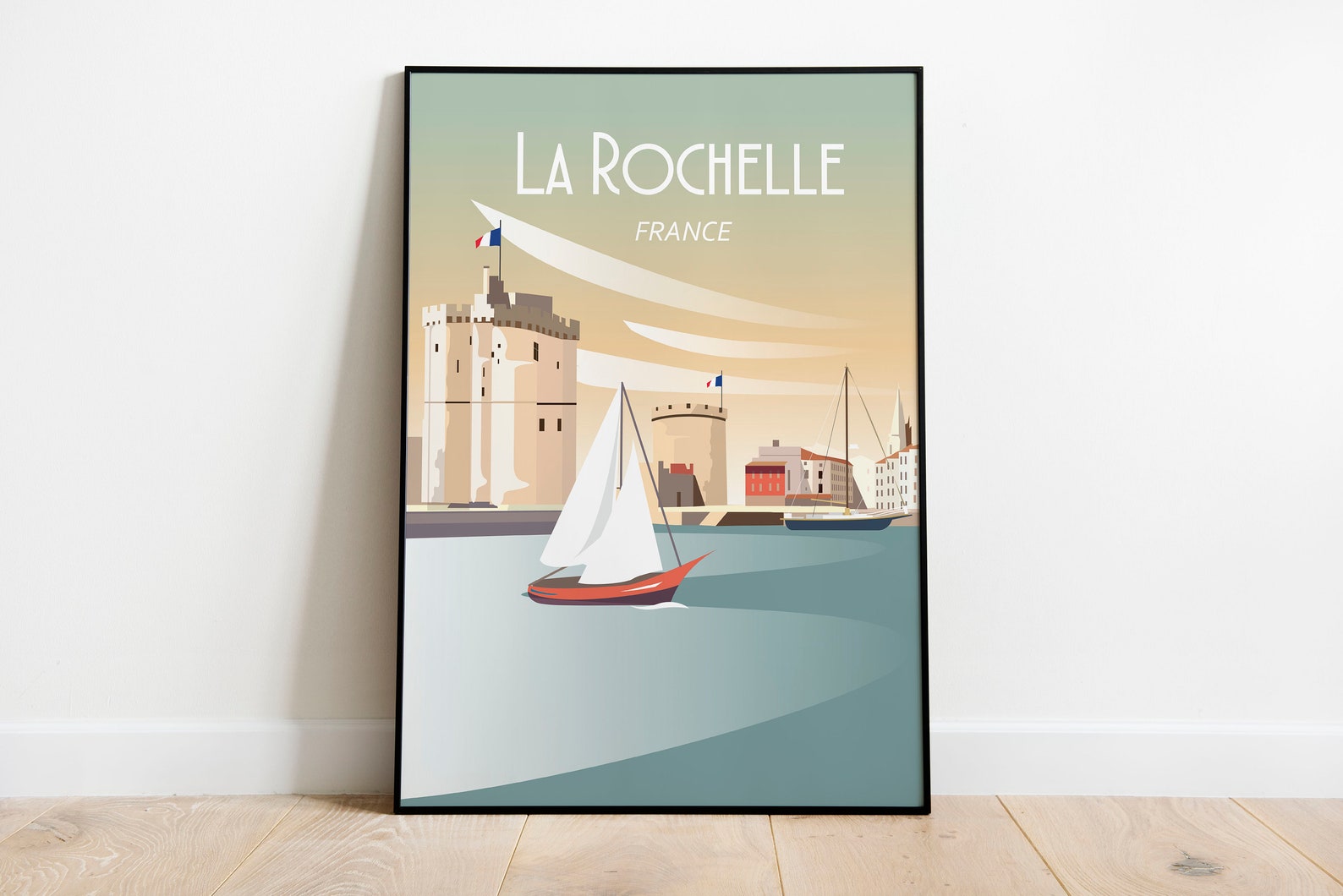 La Rochelle France Travel Poster, Print, Art Print Room Decor Posters ...