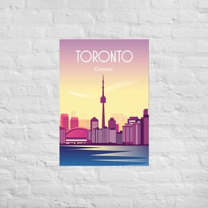 Toronto Poster Canada Poster Print Travel Print, Travel Poster, Toronto ...