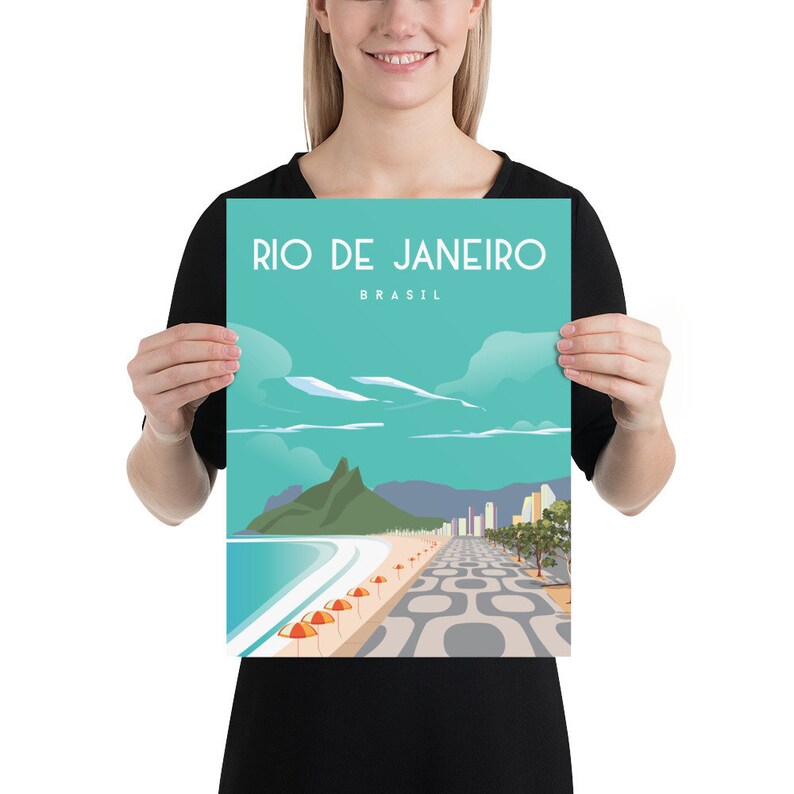 Rio De Janeiro Braziltravel Poster | Perfect for Your Wall ! Sizes ...