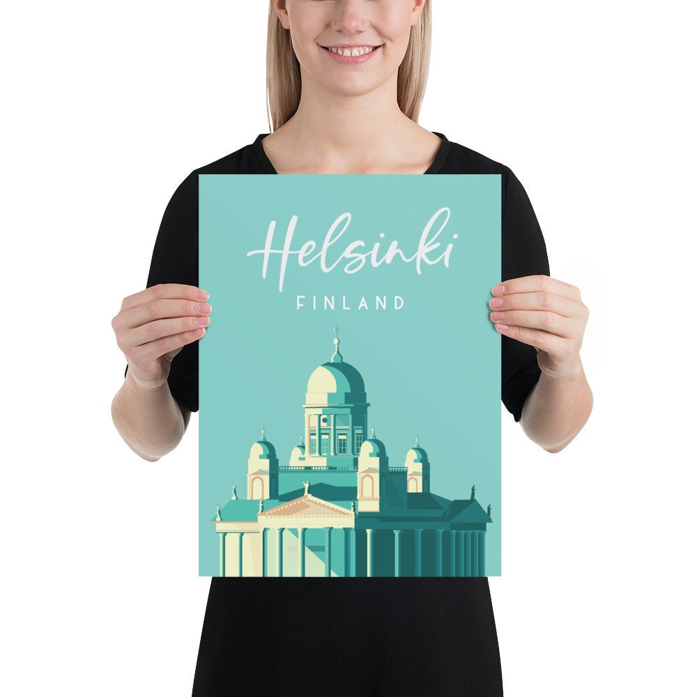 Helsinki Finland Poster - Finland Art Print | Travel Poster Sizes ...