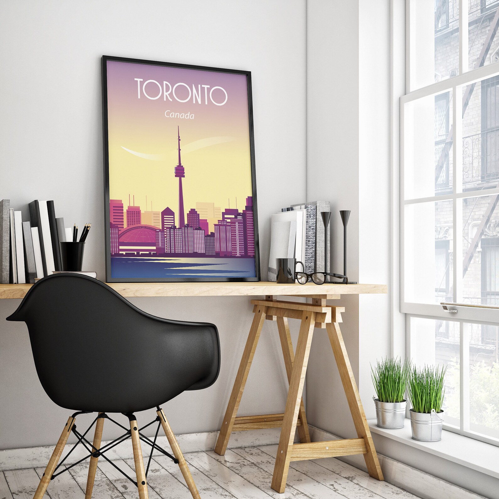 Toronto Poster Canada Poster Print Travel Print Travel - Etsy