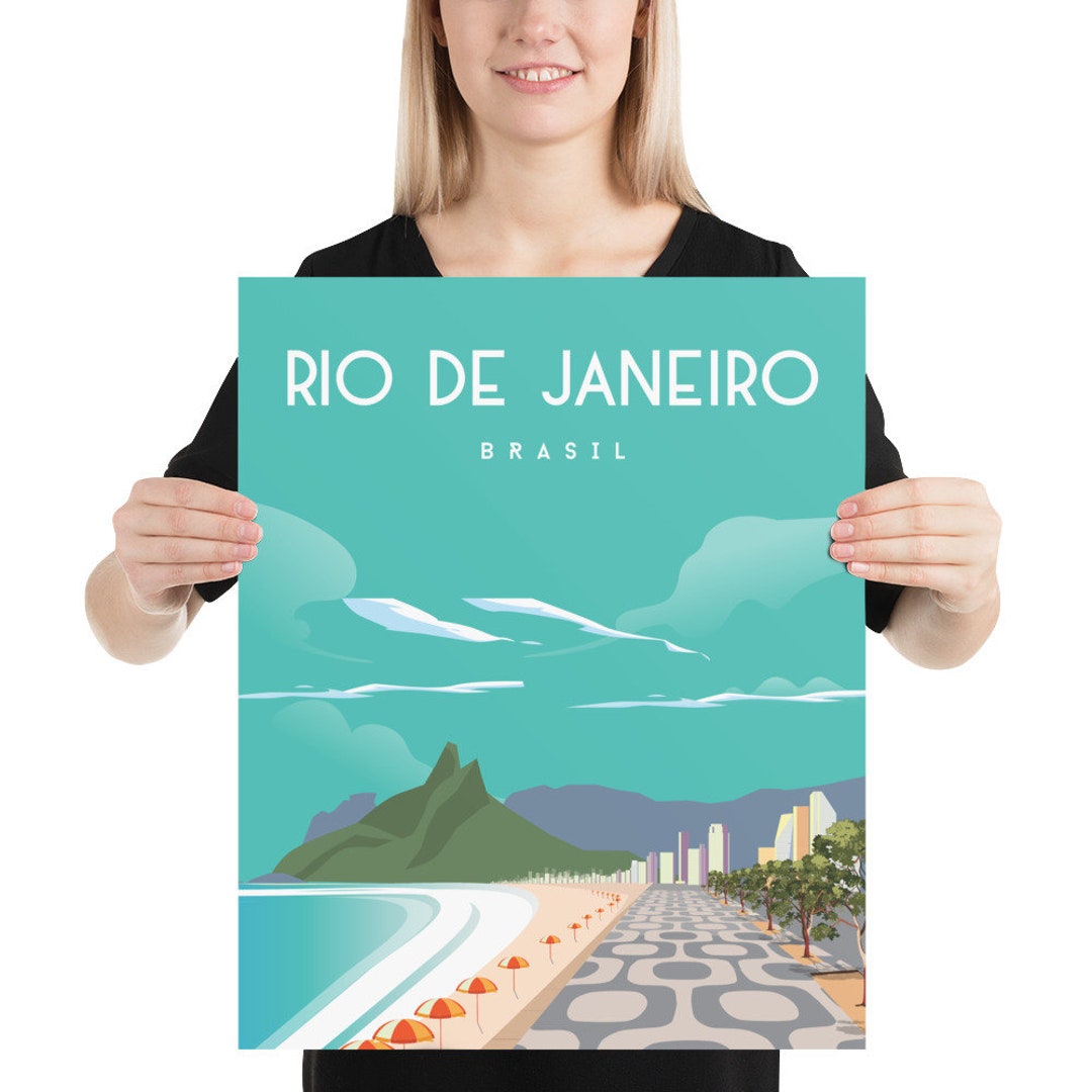 Rio De Janeiro Braziltravel Poster | Perfect for Your Wall ! Sizes ...