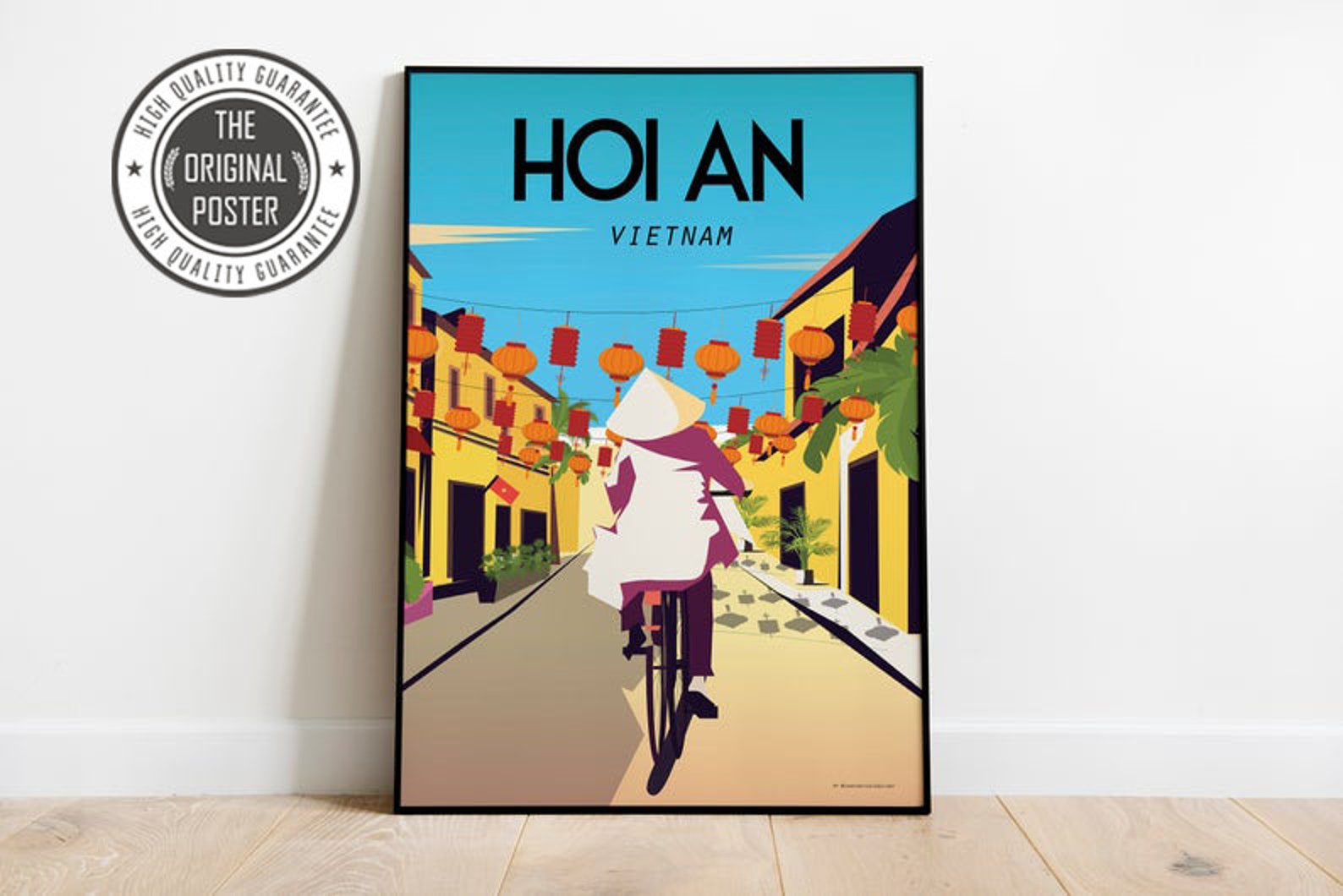 Hoi an Vietnaml Poster Vietnam City Travel Poster Sizes: | Etsy
