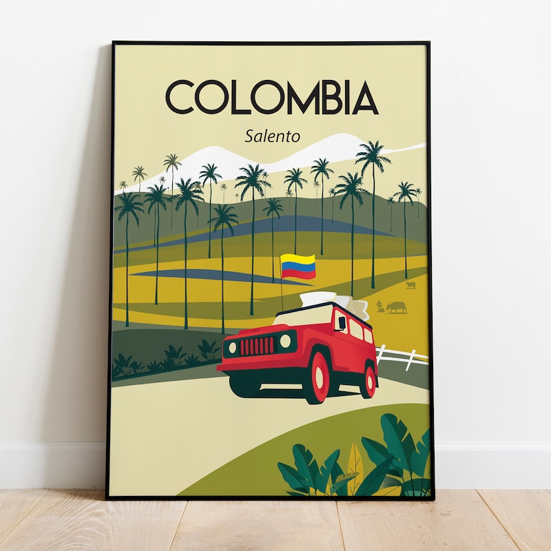 Colombia Poster - Etsy
