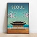 Seoul South Korea Travel Poster Digital File Poster Insta - Etsy