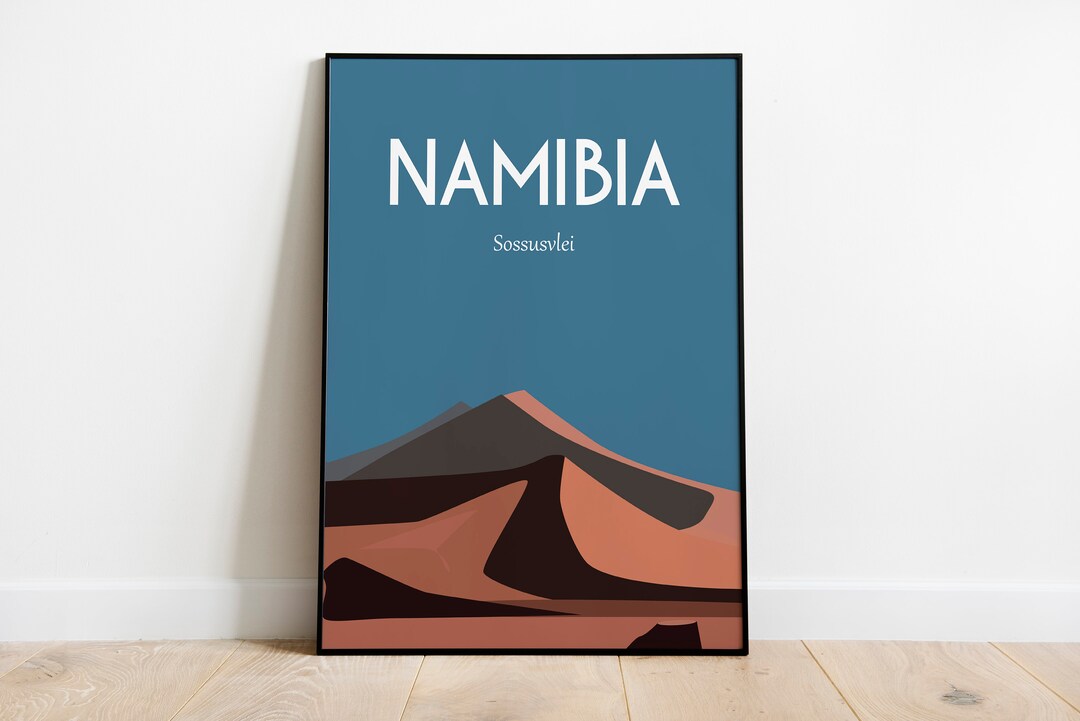 Namibia Africa Travel Poster | Enhanced Matte Paper Perfect for Your ...