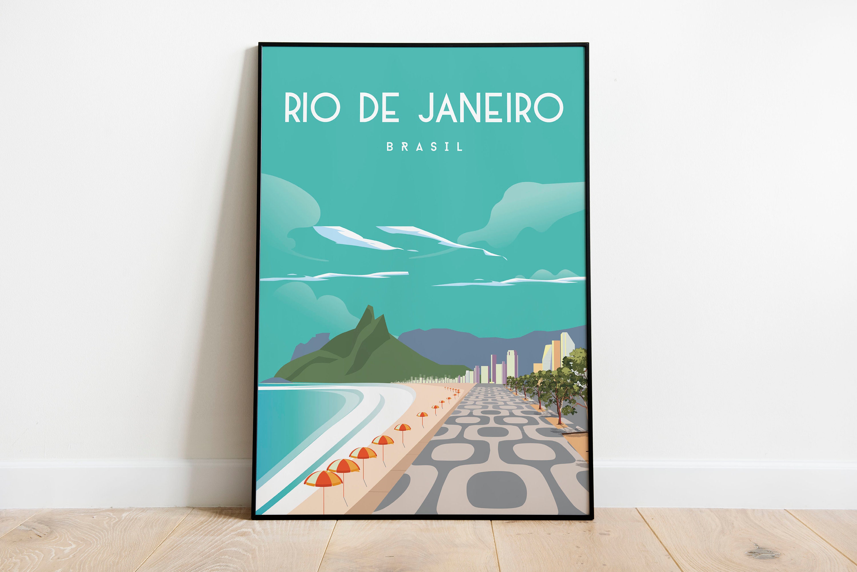 Rio De Janeiro Braziltravel Poster | Perfect for Your Wall ! Sizes ...