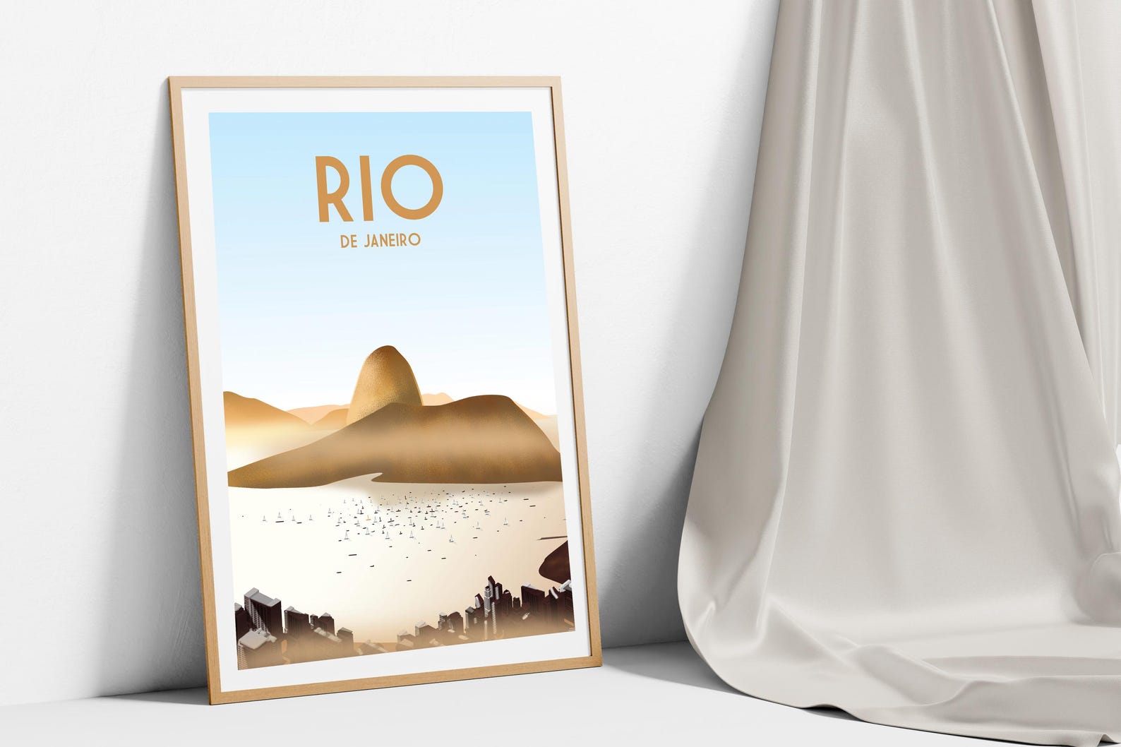 Rio De Janeiro Braziltravel Poster | Perfect for Your Wall ! Sizes ...