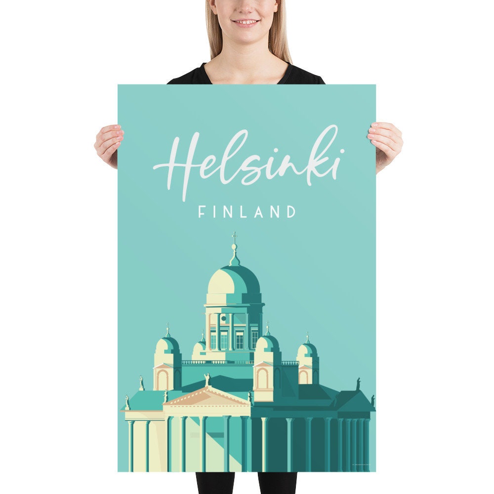 Helsinki Finland Poster - Finland Art Print | Travel Poster Sizes ...