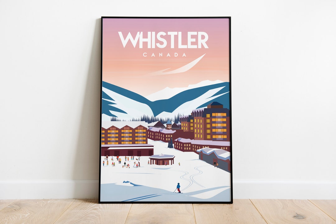Whistler Canada Whistler - British Columbia Mountain Poster Canada ...
