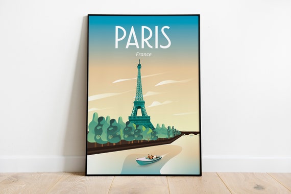 Paris Print France Poster Travel Poster Paris Travel | Etsy