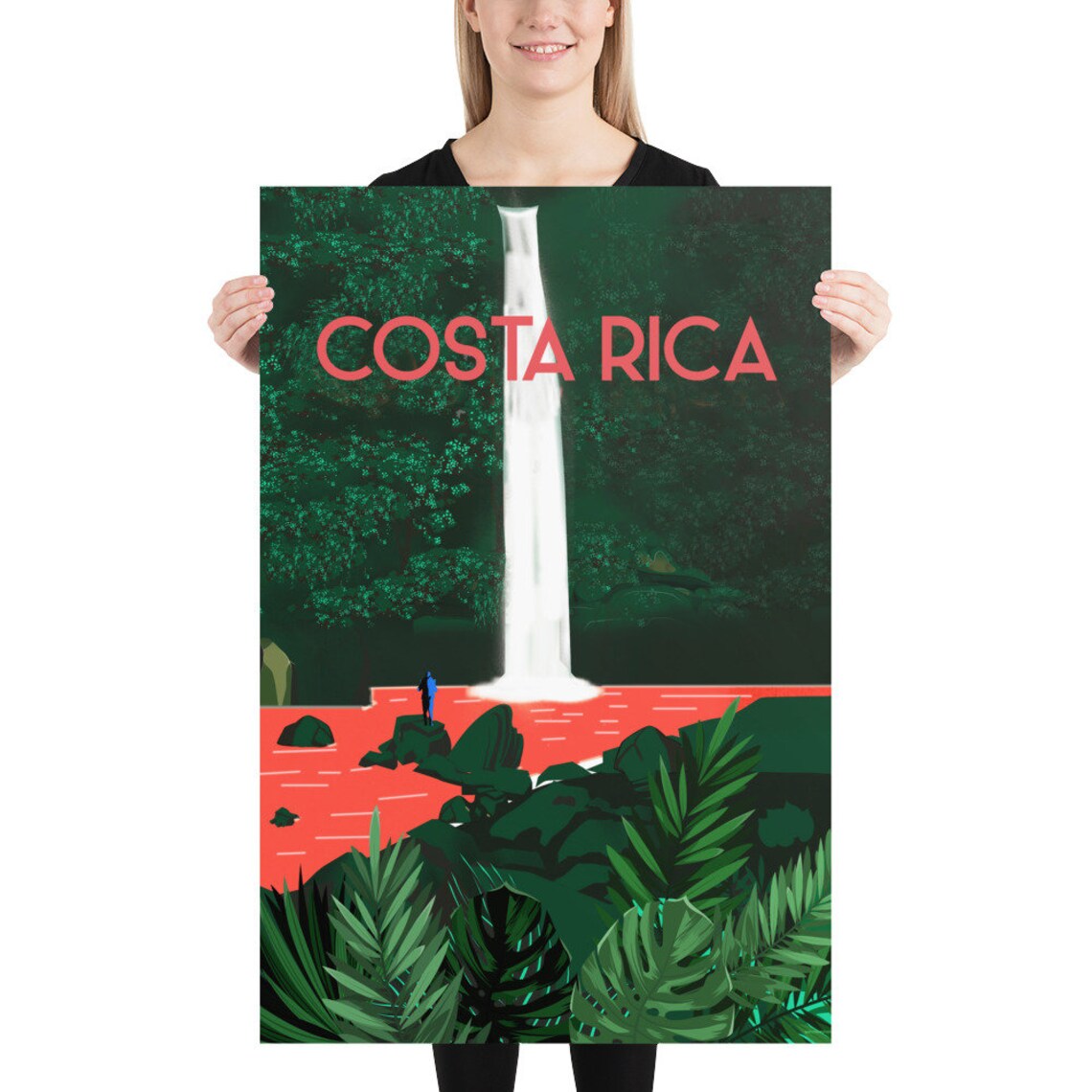 Costa Rica Travel Poster Art Print Travel Poster Sizes: - Etsy