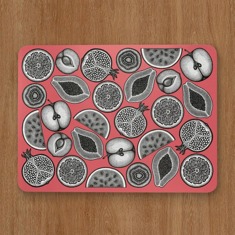 Fruit Design Placemats / Table Mats (multicolour) - Set of 4 - Etsy