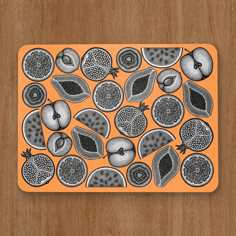 Fruit Design Placemats / Table Mats (multicolour) - Set of 4 - Etsy