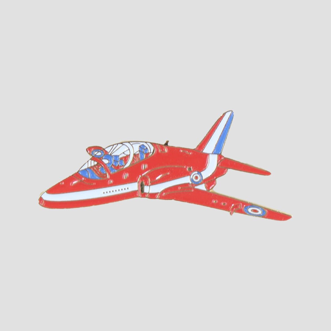 Pin Badge Red Arrows Plane - Etsy