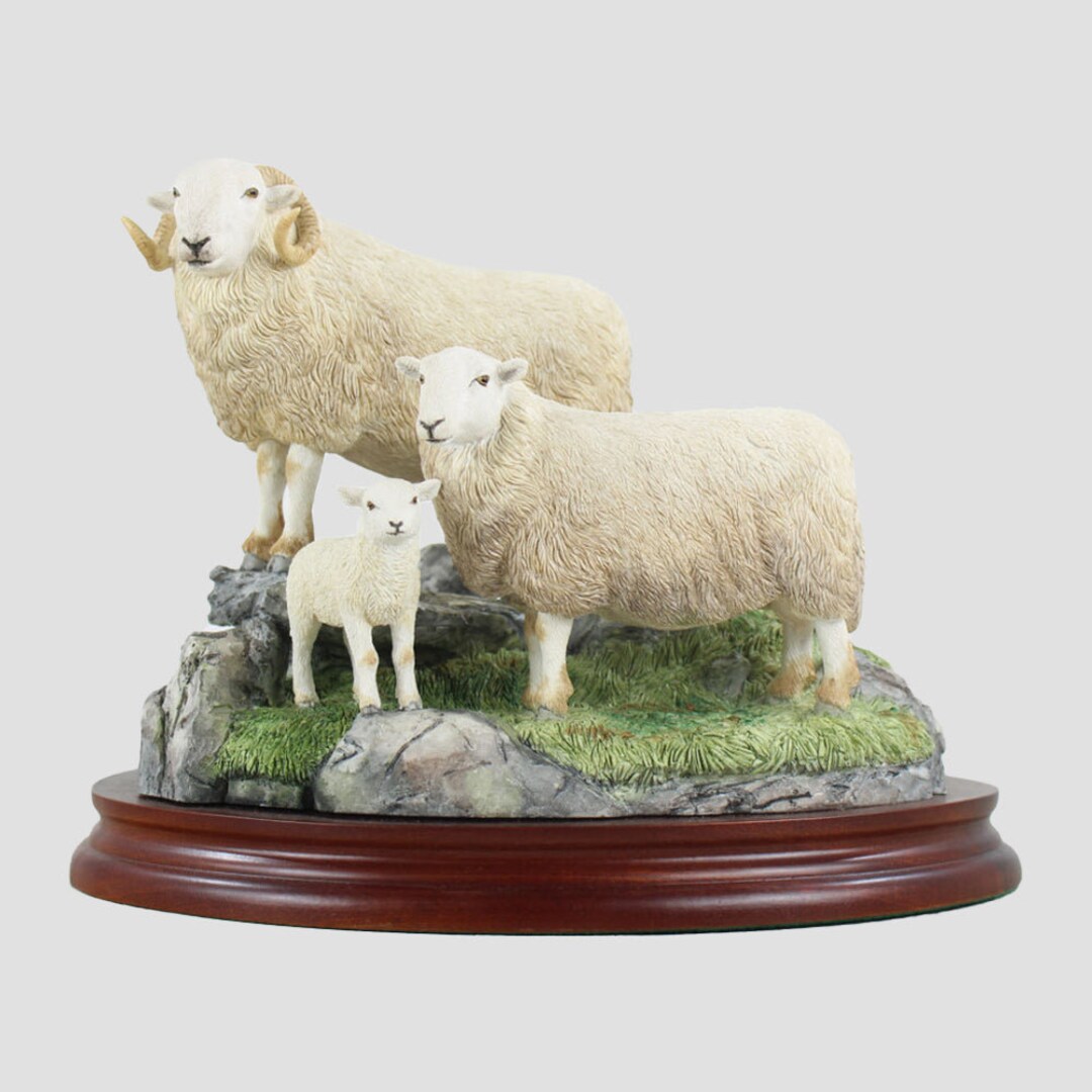 Welsh Ram, Ewe and Lamb Border Fine Arts Sheep - Etsy
