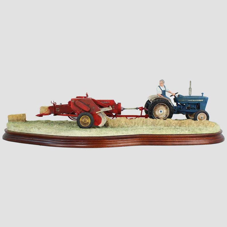 Hay Bailing Border Fine Arts Tractor - Etsy