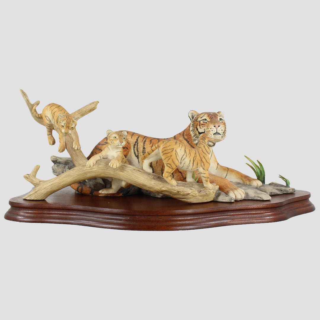 Bengal Tigress and Cubs Border Fine Arts - Etsy