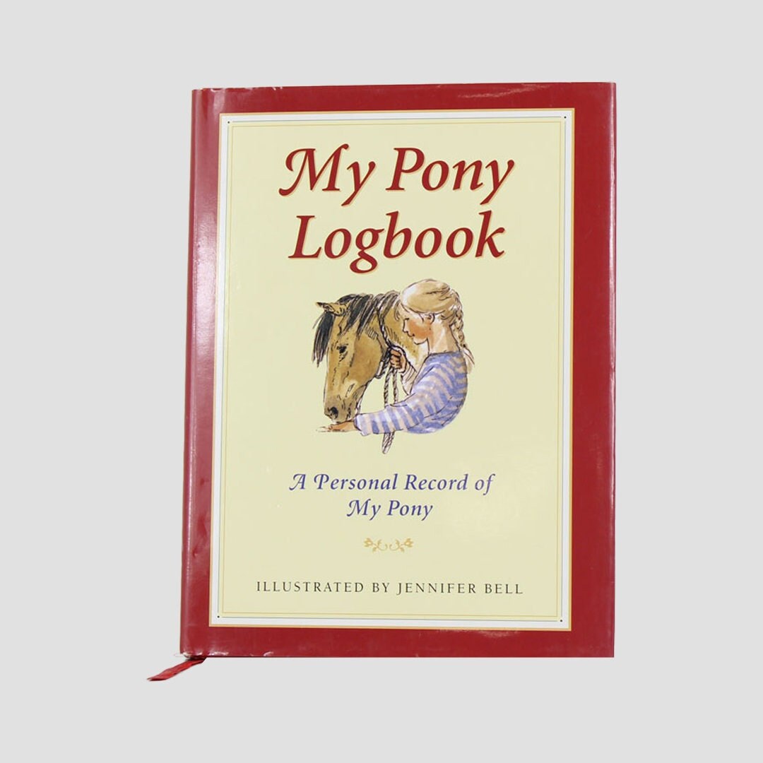 My Pony Logbook Illustrated by Jennifer Bell Hardback - Etsy