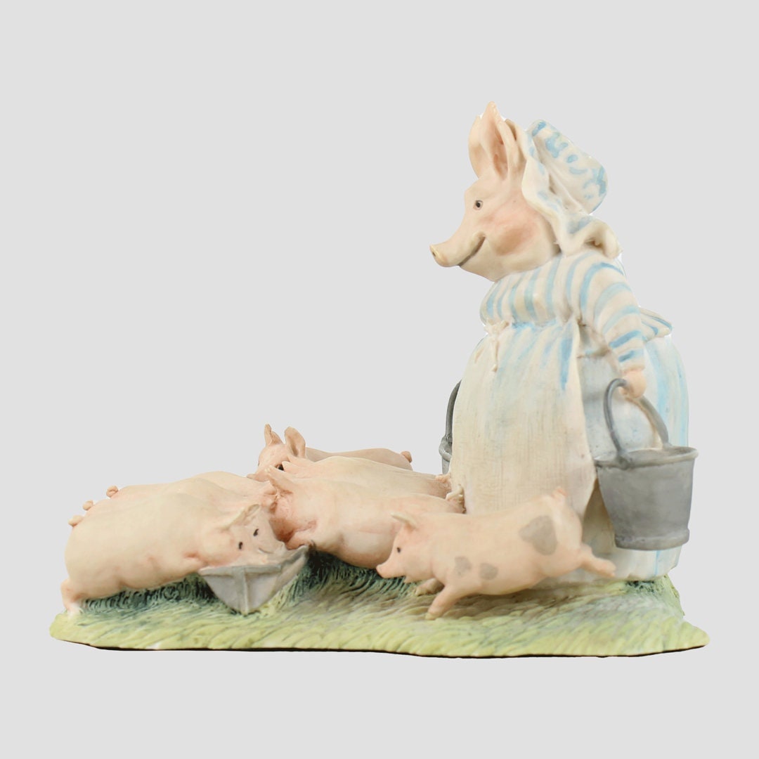 Aunt Petitoes and Piglets (style One) Border Fine Arts Character - Etsy