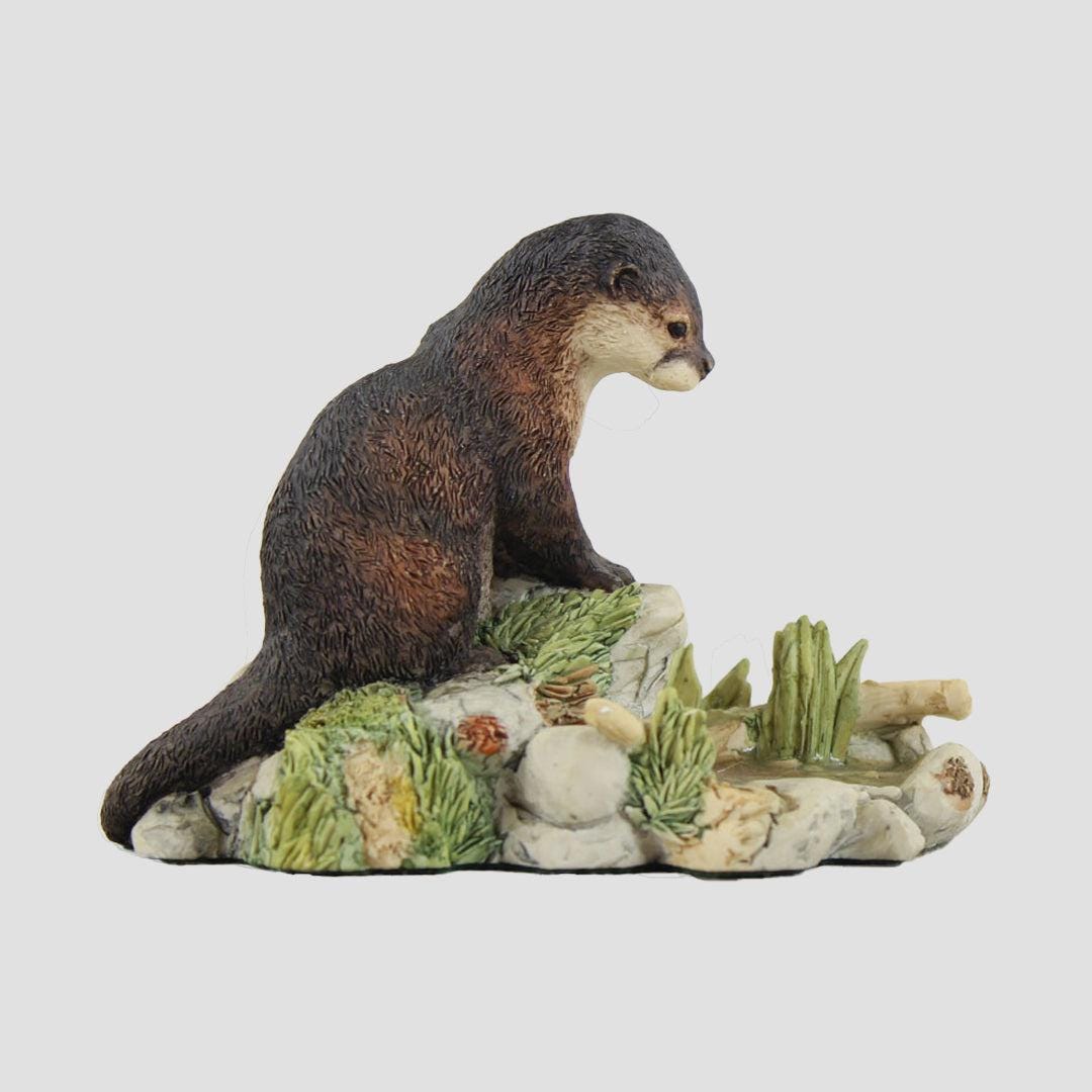 Reflection Border Fine Arts Otter - Etsy
