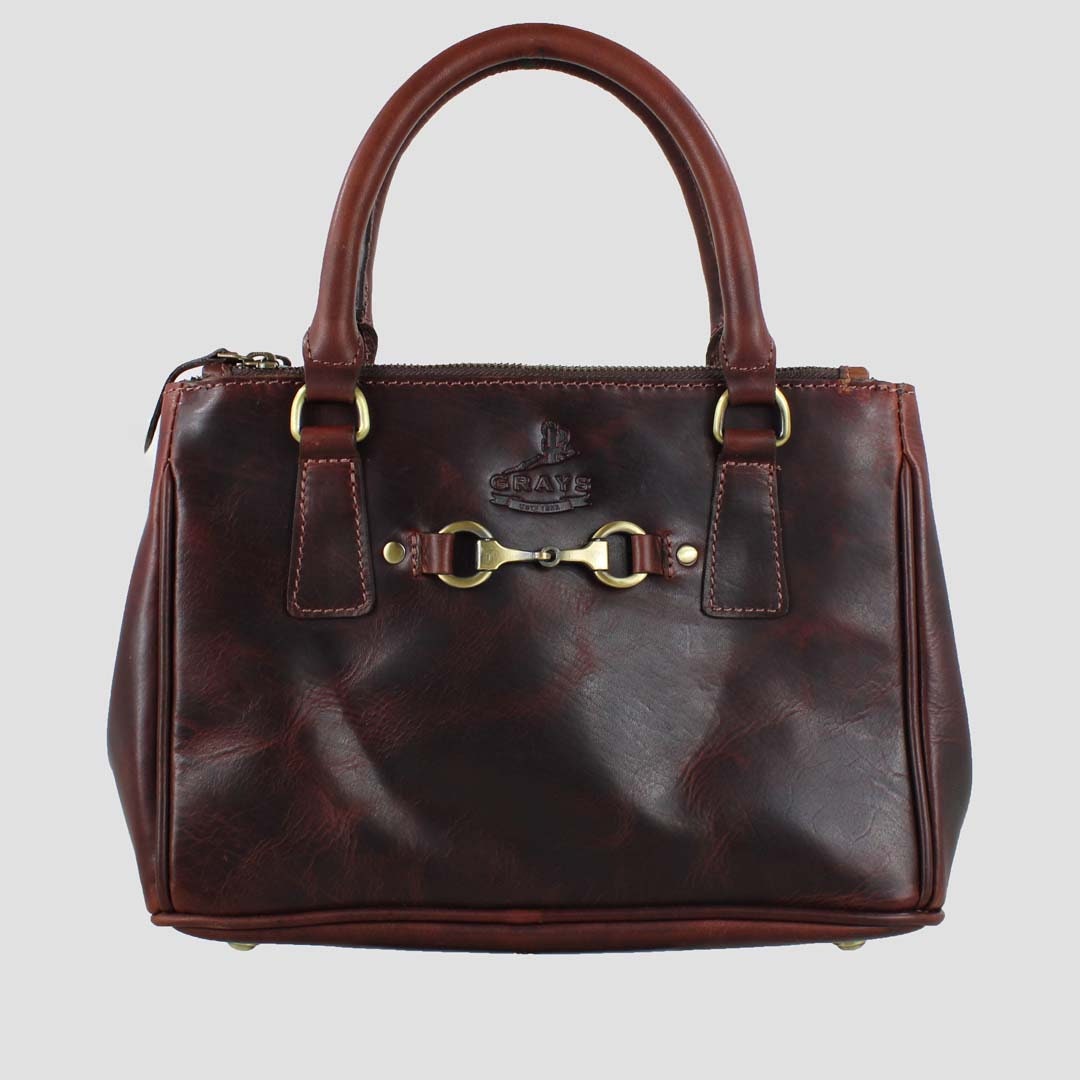 Jodie Handbag Natural Leather Brown - Etsy