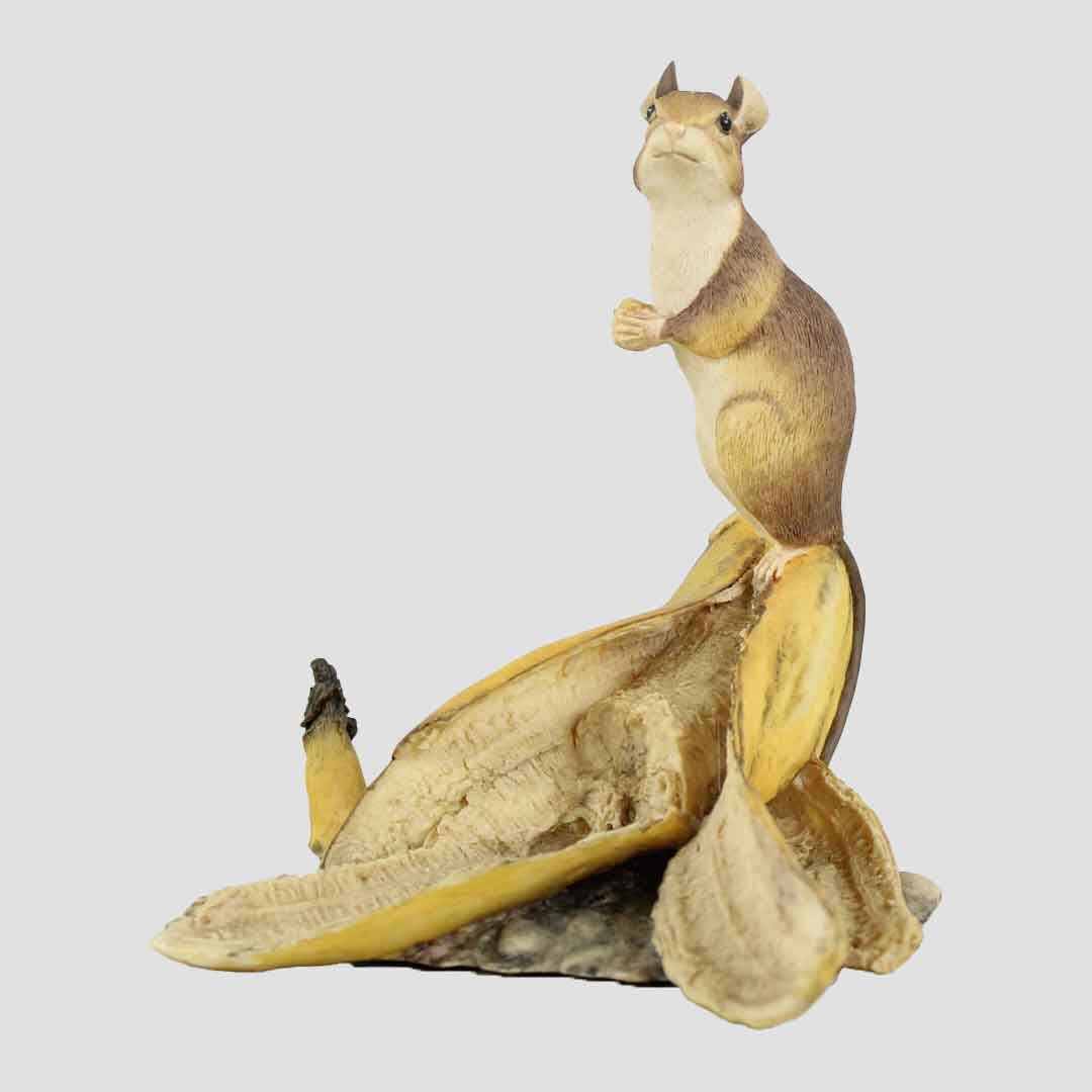 Mouse on Banana Border Fine Arts - Etsy