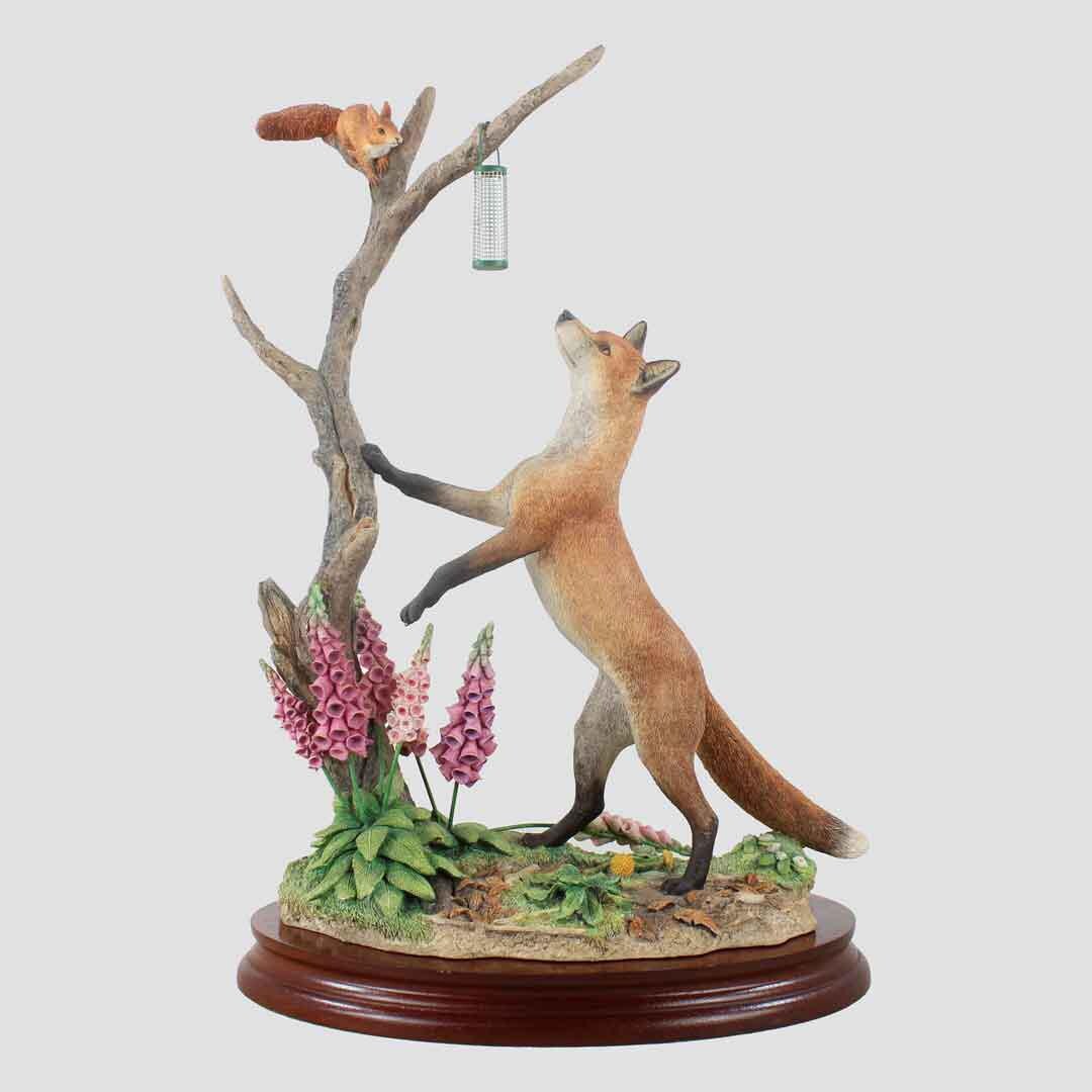 Out of Luck Border Fine Arts Fox - Etsy