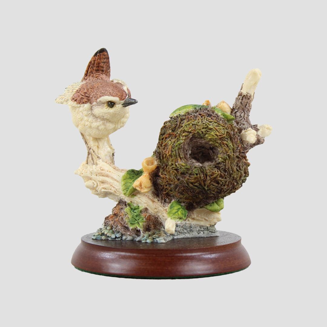 Mini Wren on Nest Border Fine Arts Birds - Etsy