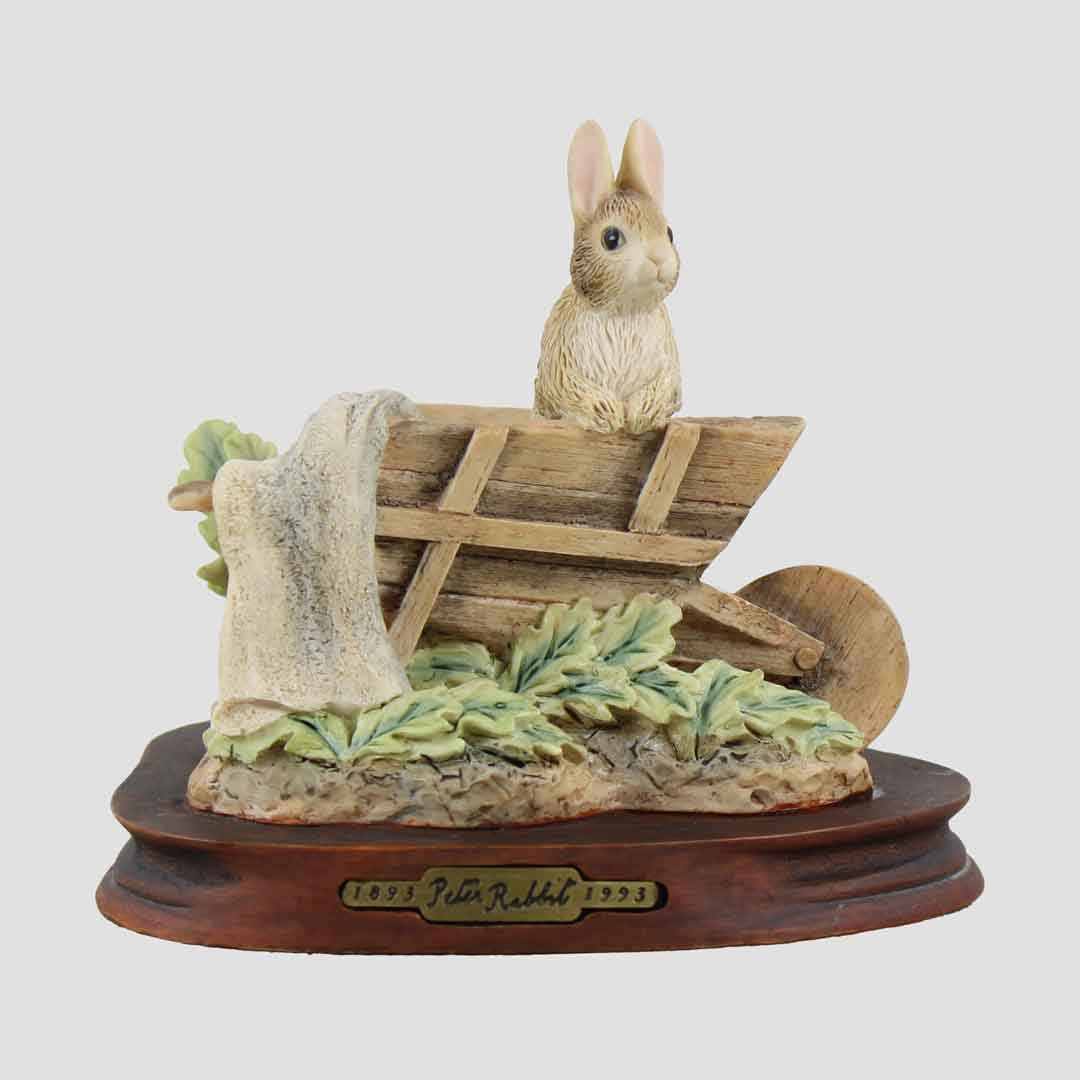 Peter Rabbit in A Wheelbarrow Border Fine Arts - Etsy