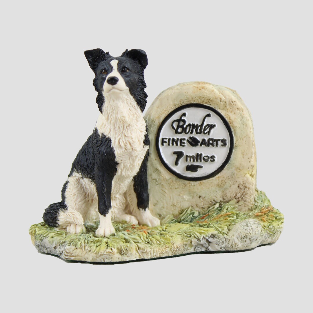 Not Far to Go Border Fine Arts Border Collie - Etsy