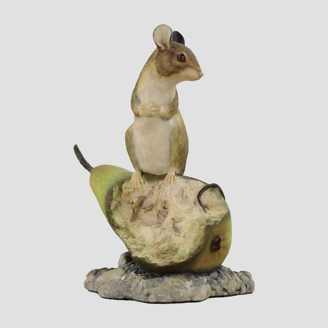 Mouse on Pear Border Fine Arts - Etsy