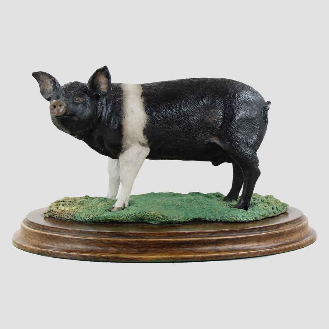 Black and White Pig Country Artists - Etsy