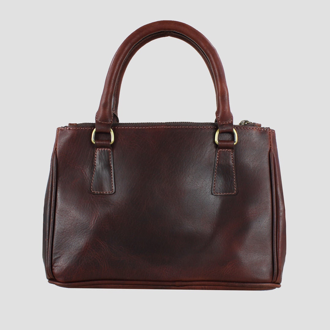 Jodie Handbag Natural Leather Brown - Etsy