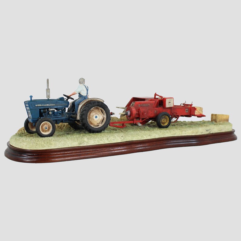 Hay Bailing Border Fine Arts Tractor - Etsy