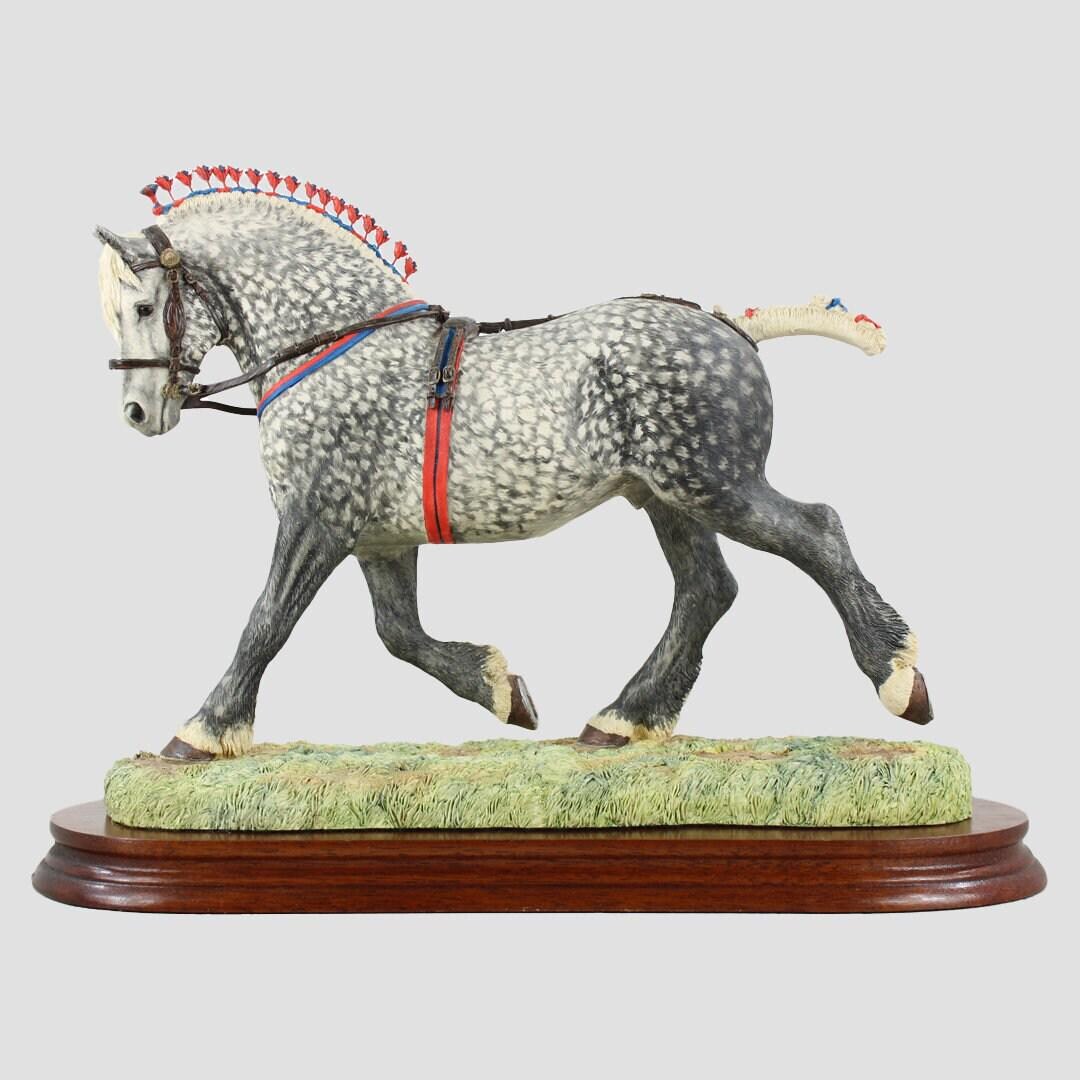 Percheron Supreme Champion Dapple Border Fine Arts Horses - Etsy