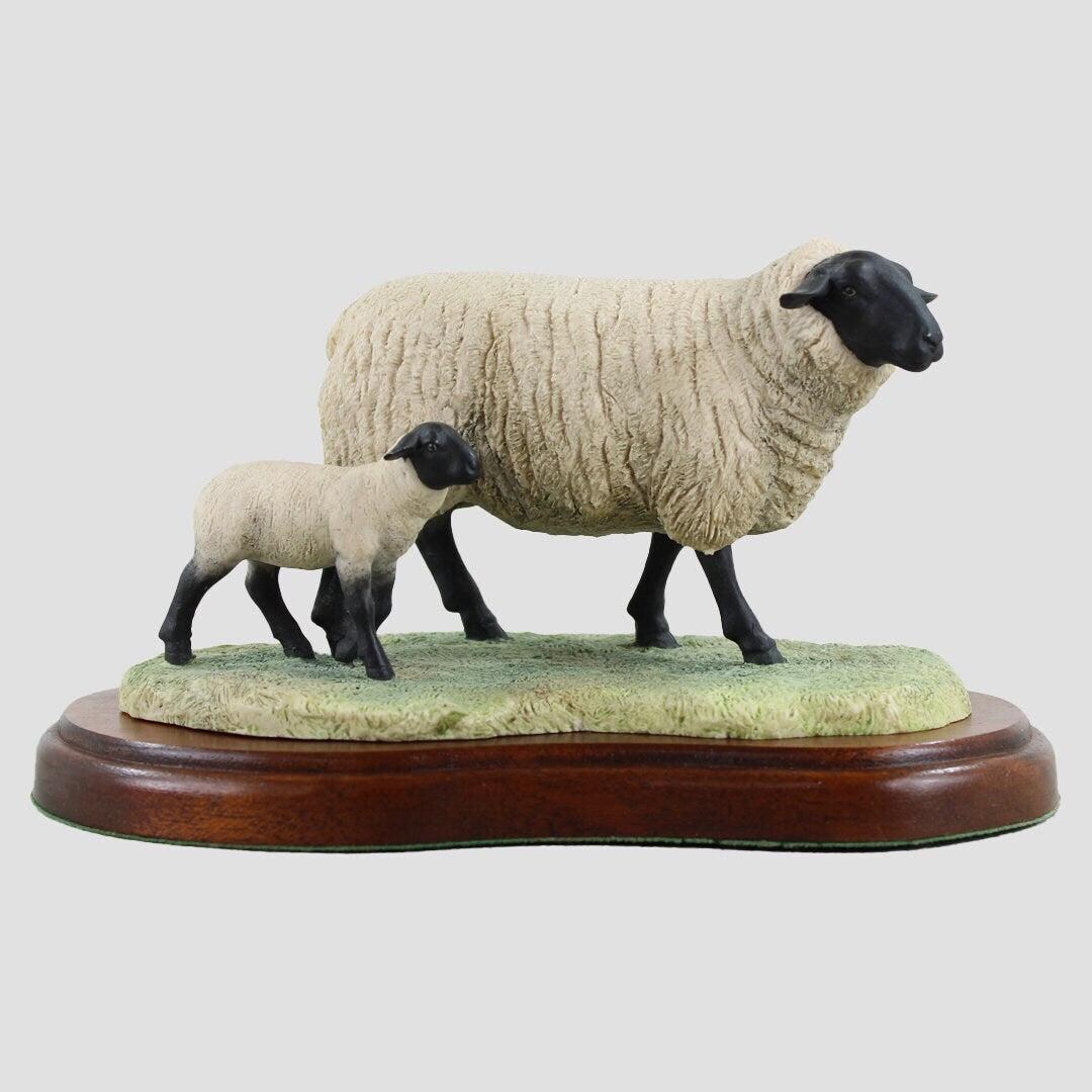 Suffolk Ewe and Lamb Border Fine Arts Livestock - Etsy