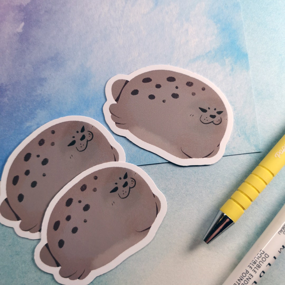Seal Sticker, Waterproof, Laptop Sticker, 2.5 Inch, Vinyl Sticker ...