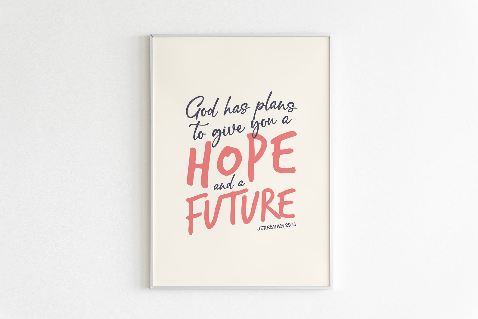 Jeremiah 29:11 God Has Plans, Printable Art, Bible Verse Print ...